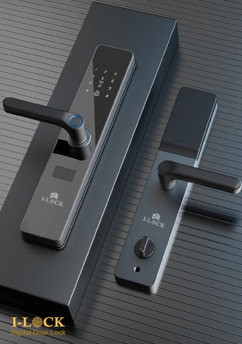 دستگیره هوشمند و قفل دیجیتال I-LOCK مدل S8